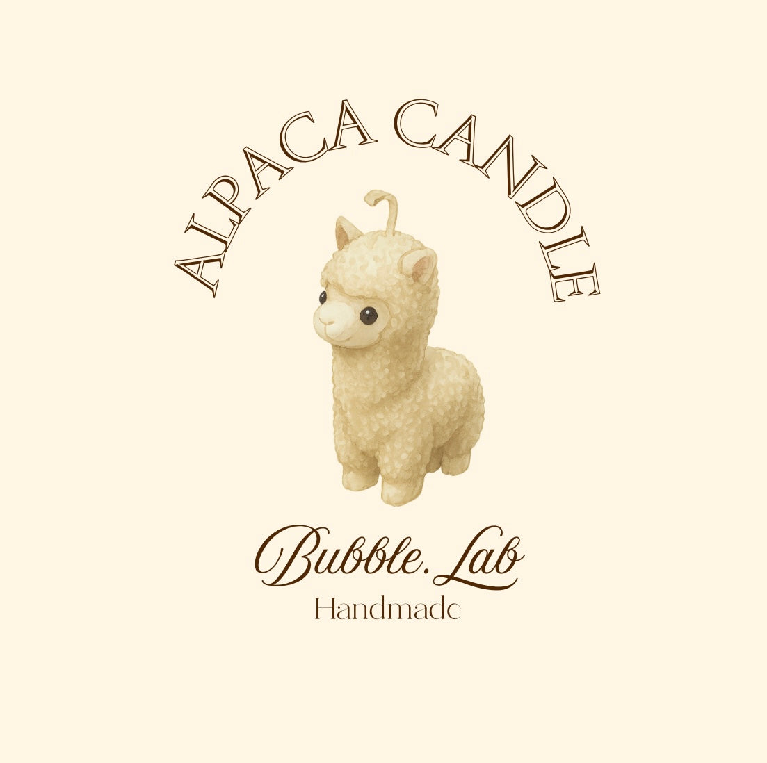 Alpaca Sculpted Candle – Bubble.Lab